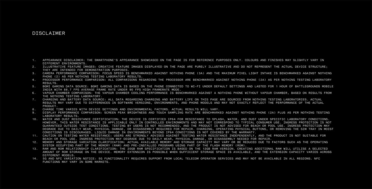 NOTHING PHONE (3A) PRO 6.77" 5G A059P-A10400169-N3APRO-12+256GB-BLACK ...