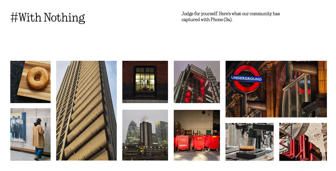 NOTHING PHONE ( 3A) 6.77" 5G A059-A10400152-N3A-5G-12+256GB-WHITE ...